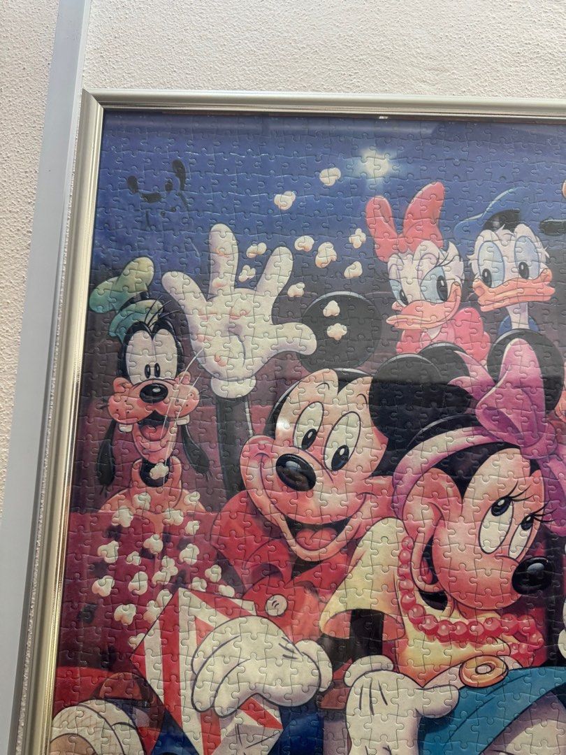 Disney Mickey Mouse Big Size Picture Puzzle with Frame, Furniture ...