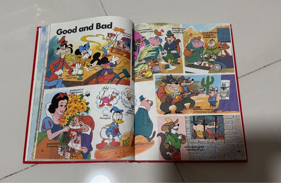 Disney Words that are opposite, Hobbies & Toys, Books & Magazines ...