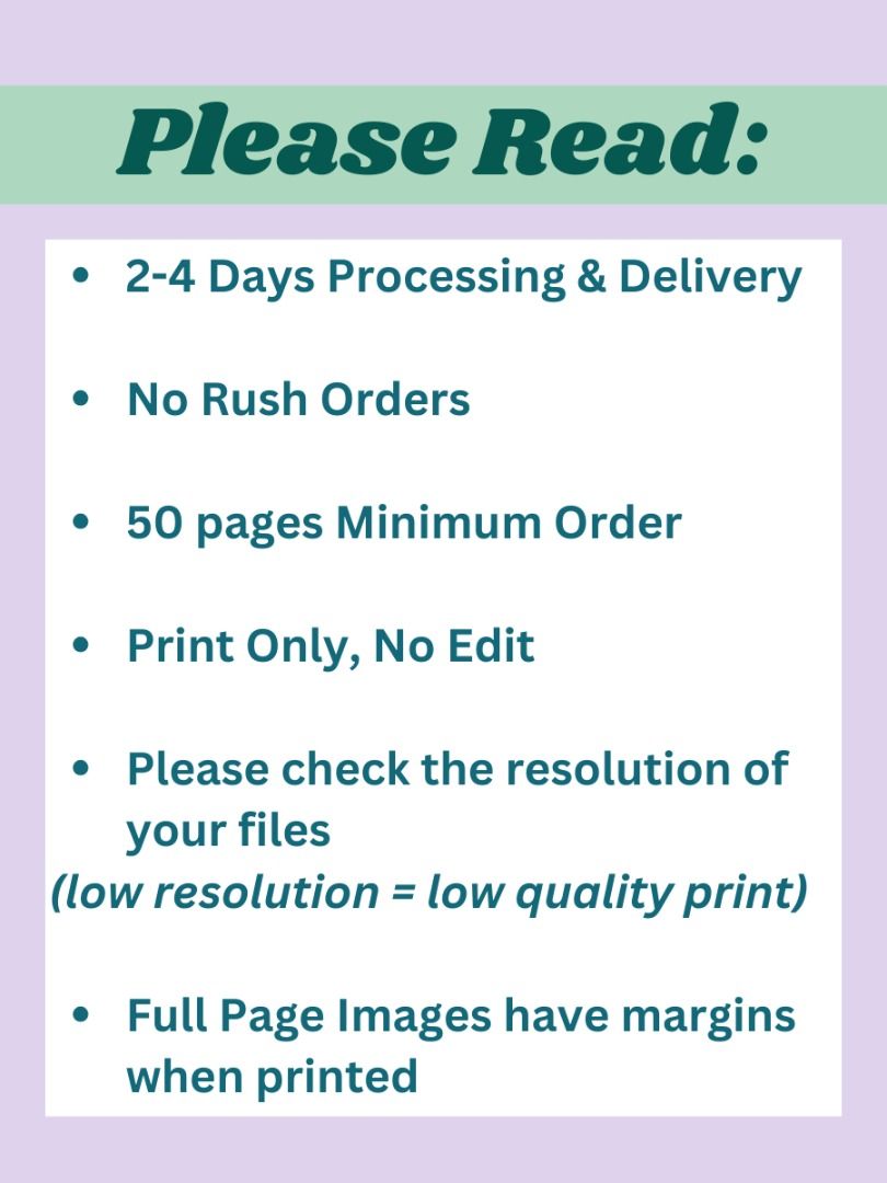 DOCUPRINT Document Print A5/A4/Short/Long Bond Paper Size - Minimum of ...