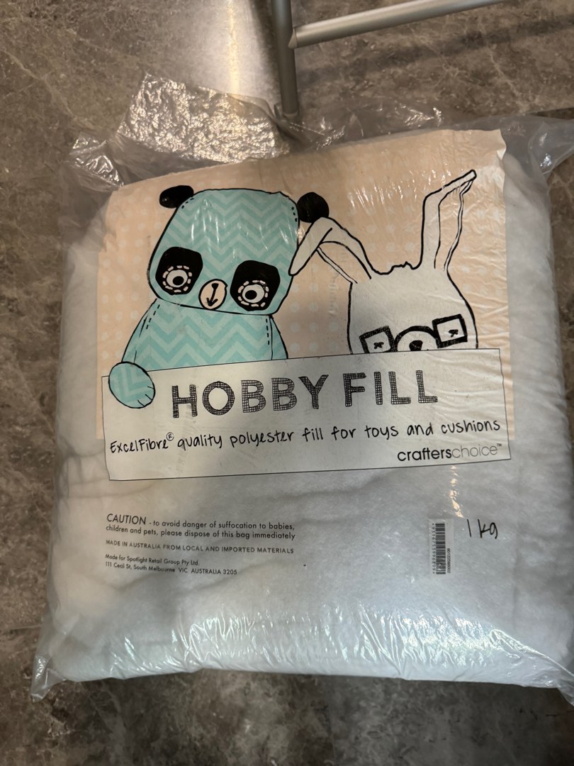 Excel Fibre Hobby Fill White 1 kg, Everything Else on Carousell