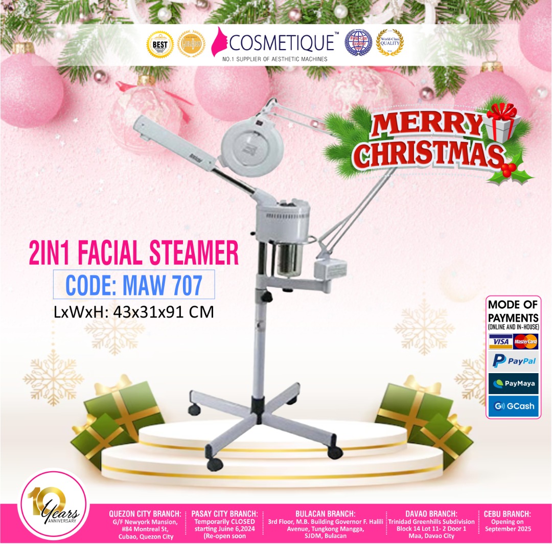 Facial Steamer with Lamp, TV & Home Appliances, Irons & Steamers on ...