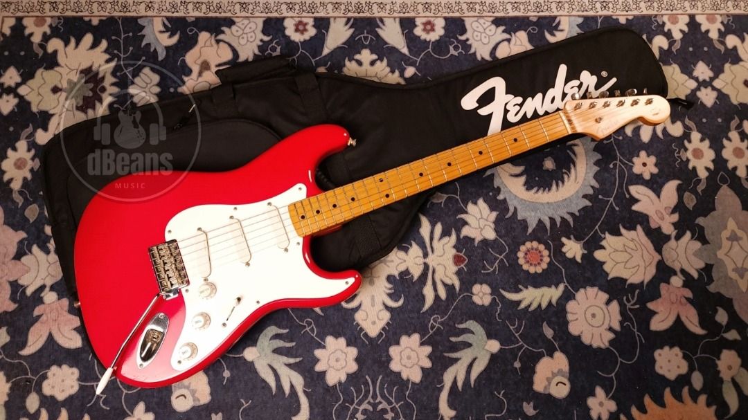 FENDER JAPAN 1989 "ERIC CLAPTON" STRATOCASTER TORINO RED LACE SENSOR ...