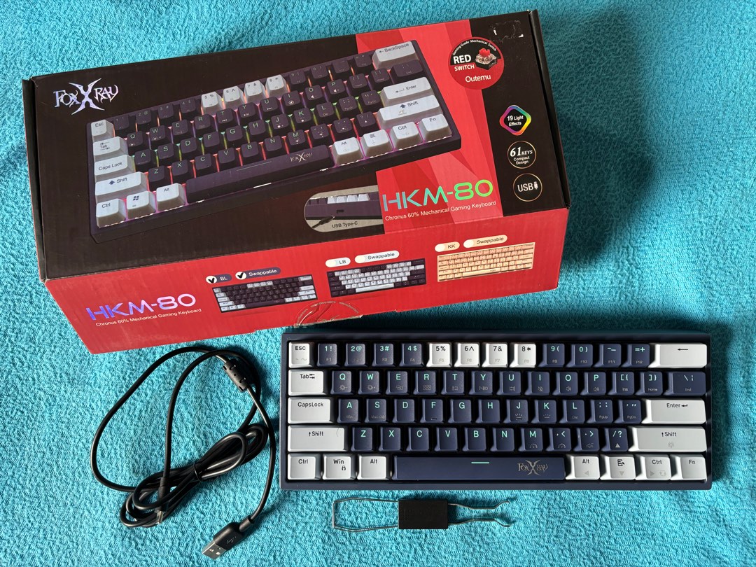 Fox Xray HKM-80 Mechanical Gaming Keyboard, Computers & Tech, Parts ...