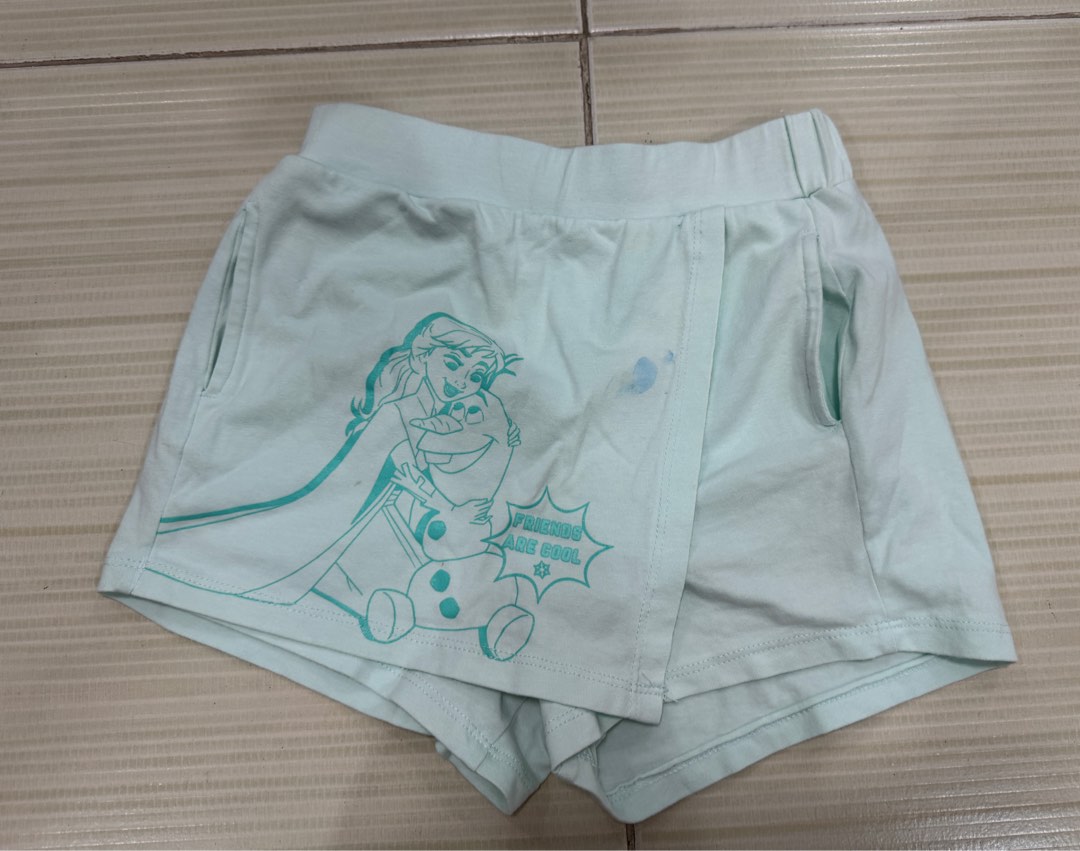 Frozen shorts 8T, Babies & Kids, Babies & Kids Fashion on Carousell