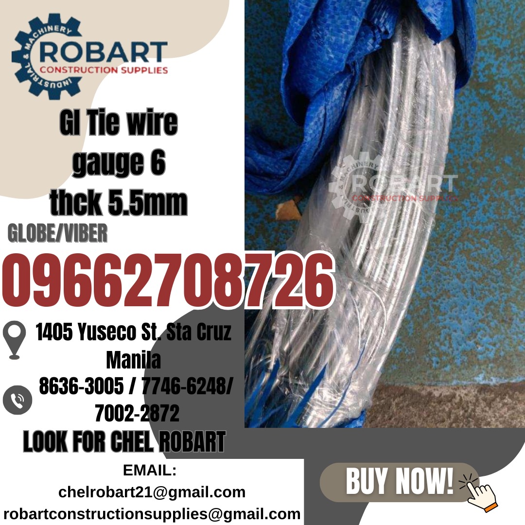 GI TIE WIRE, Commercial & Industrial, Construction & Building Materials ...