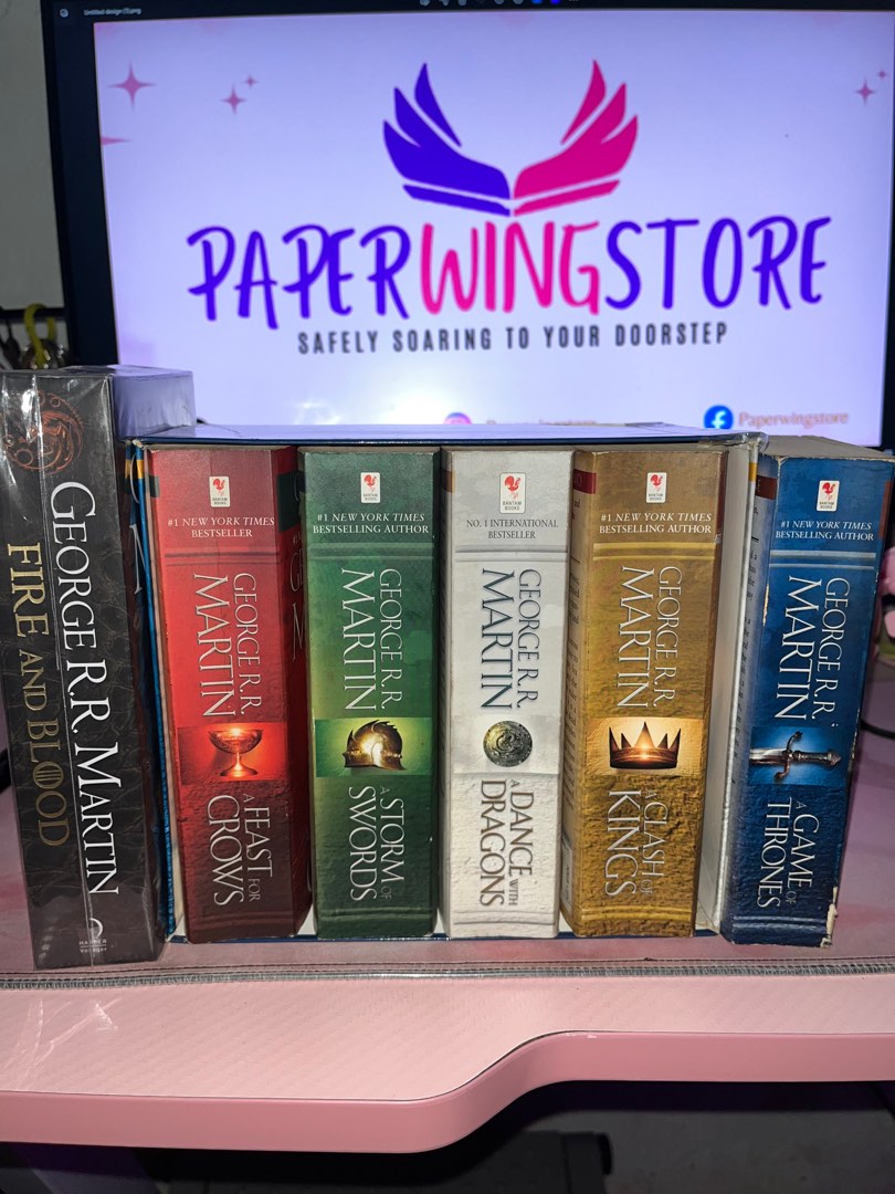 GRRM Fire and Blood + Song of Ice and Fire Box ser, Hobbies & Toys ...
