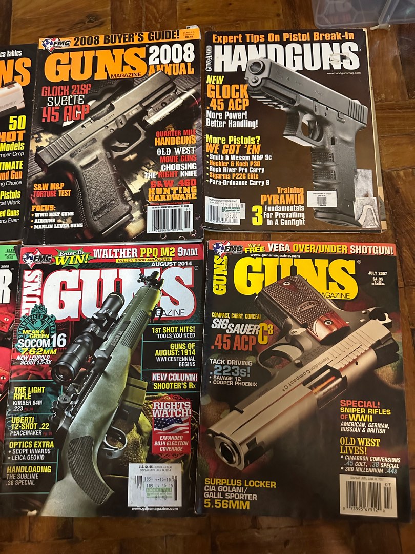 Handgunner and Guns Magazines, Hobbies & Toys, Books & Magazines ...