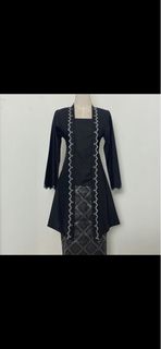 HANNA RAUDA KEBAYA SONGKET, Women's Fashion, Muslimah Fashion, Baju ...