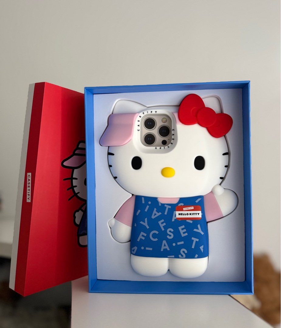 Hello Kitty X CASETiFY / 3D case, 手提電話, 電話及其他裝置配件, 手機套及手機殻 - Carousell