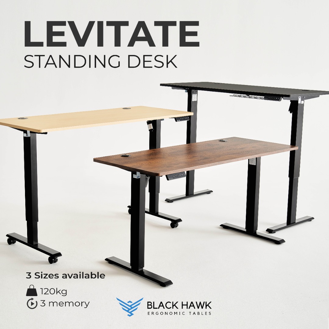 🦅(͢I͢N͢ ͢S͢T͢O͢C͢K͢S͢)͢ Black Hawk Ergonomic Standing Desk / Standing ...