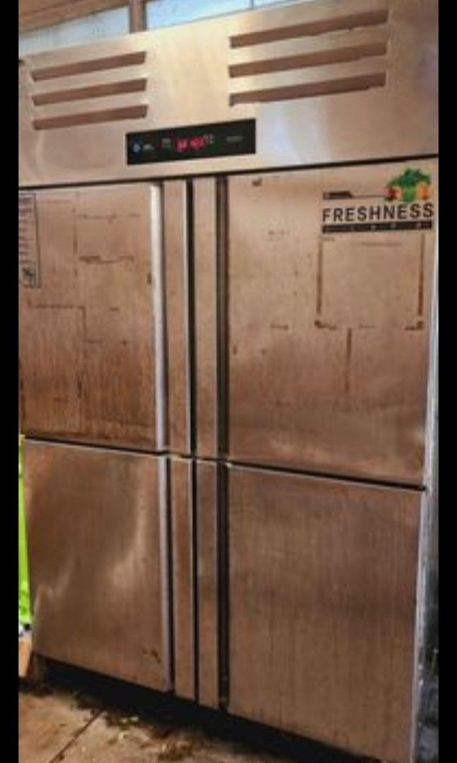 Industrial 4-Door Refrigerator Freezer, TV & Home Appliances, Kitchen ...