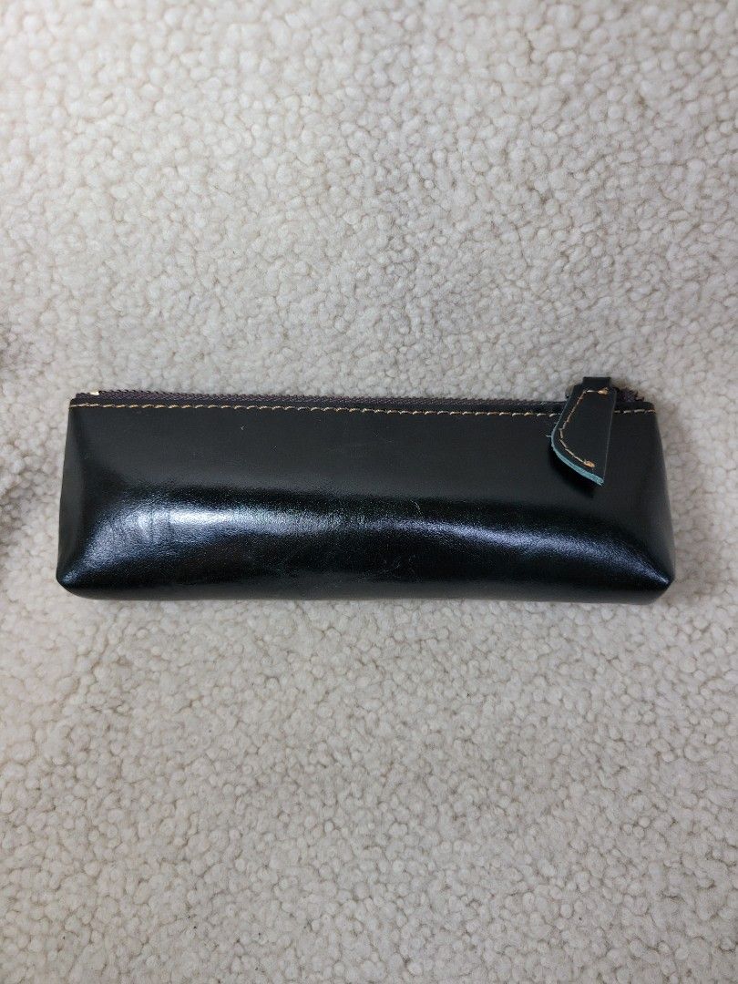 Italian Leather Pencil Case (With inner padding and lining), Hobbies ...