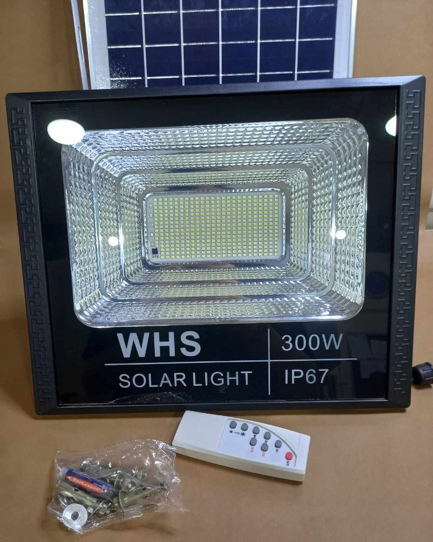 JAFED WHS-CHZ-901E IP67 300W Solar Led Outdoor Flood Light Street Lamp ...
