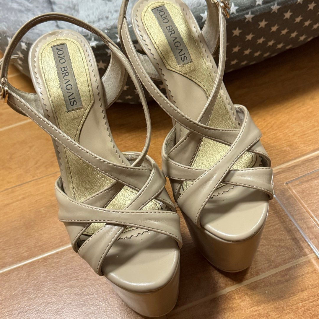 JoJo Bragais Pia Platform Heels (Nude), Women's Fashion, Footwear, Heels on Carousell