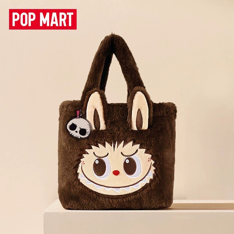 Labubu reversible fur bag, Everything Else on Carousell