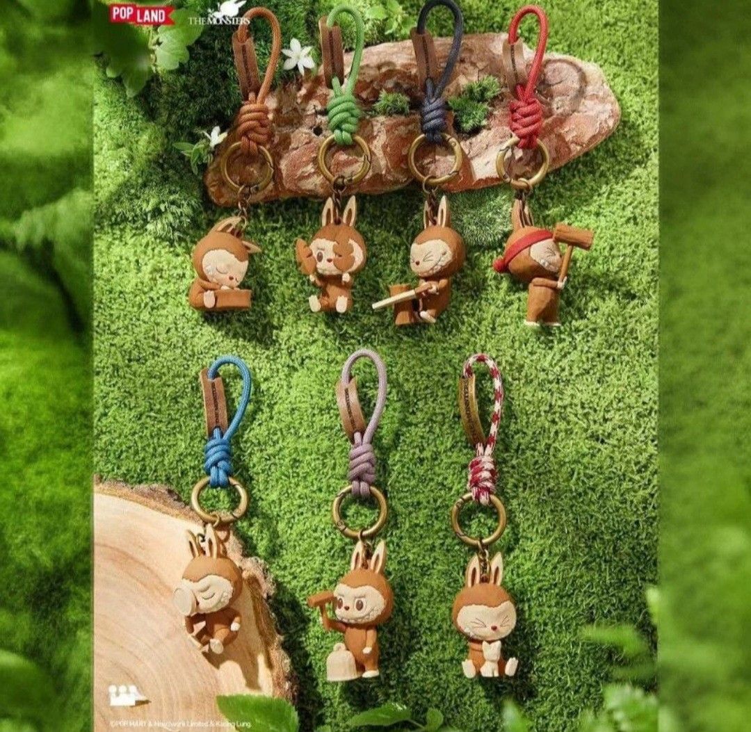 Labubu Timber Keychains (Popland exclusive), Hobbies & Toys, Toys ...
