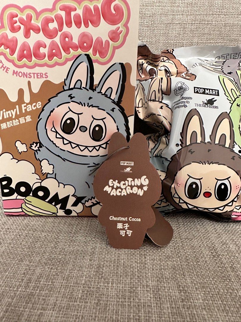 [BNIF] LABUBU V1 - Macaron "Secret" - Chestnut Cocoa, Hobbies & Toys ...