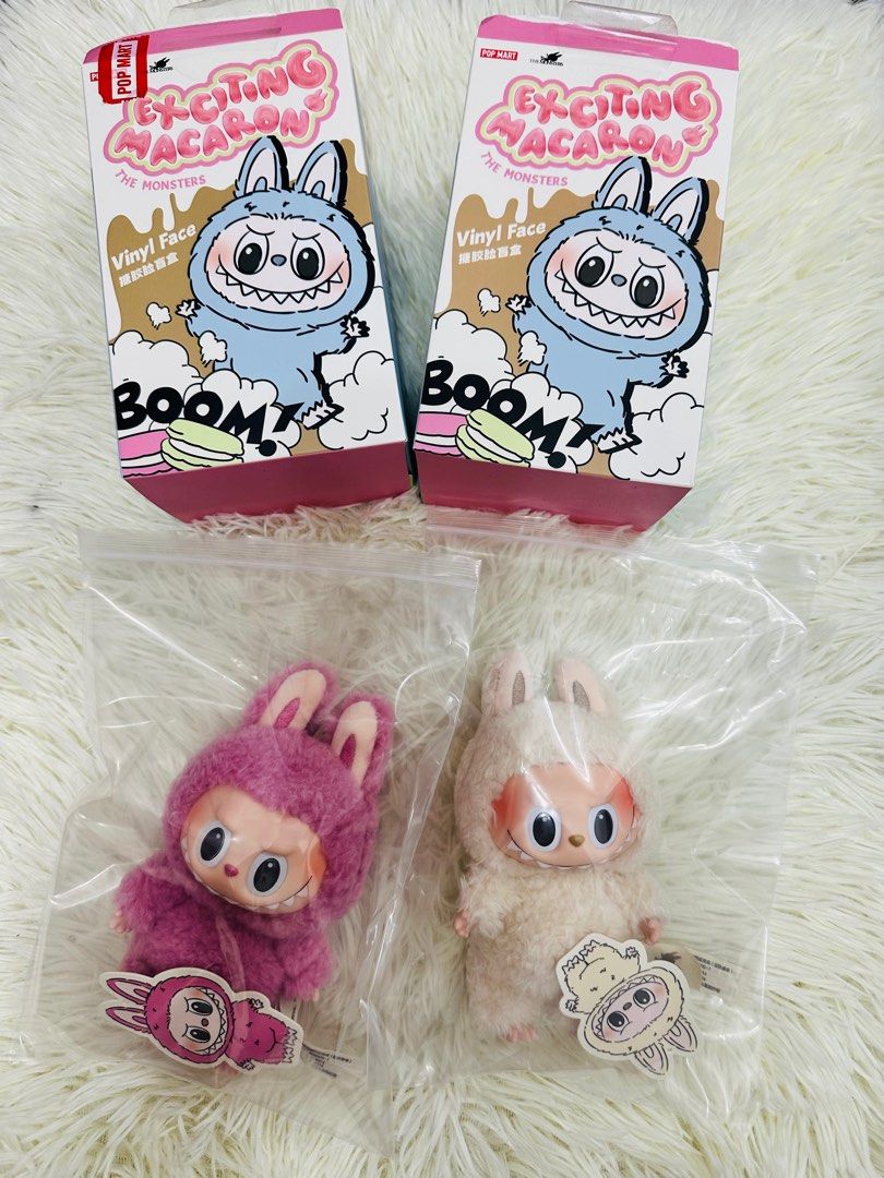 Labubu V1 Original - Pink / Soymilk, Hobbies & Toys, Toys & Games on ...