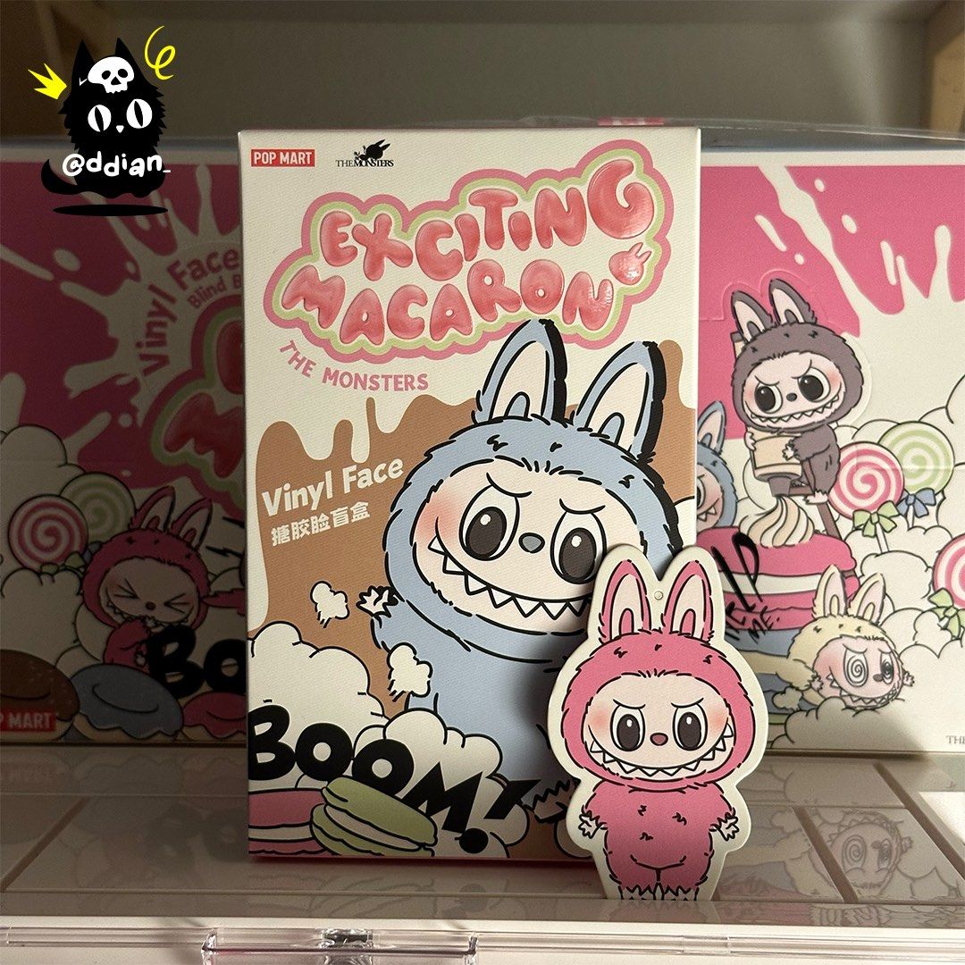 Labubu V1 Macarons Lychee Berry, Hobbies & Toys, Toys & Games on Carousell