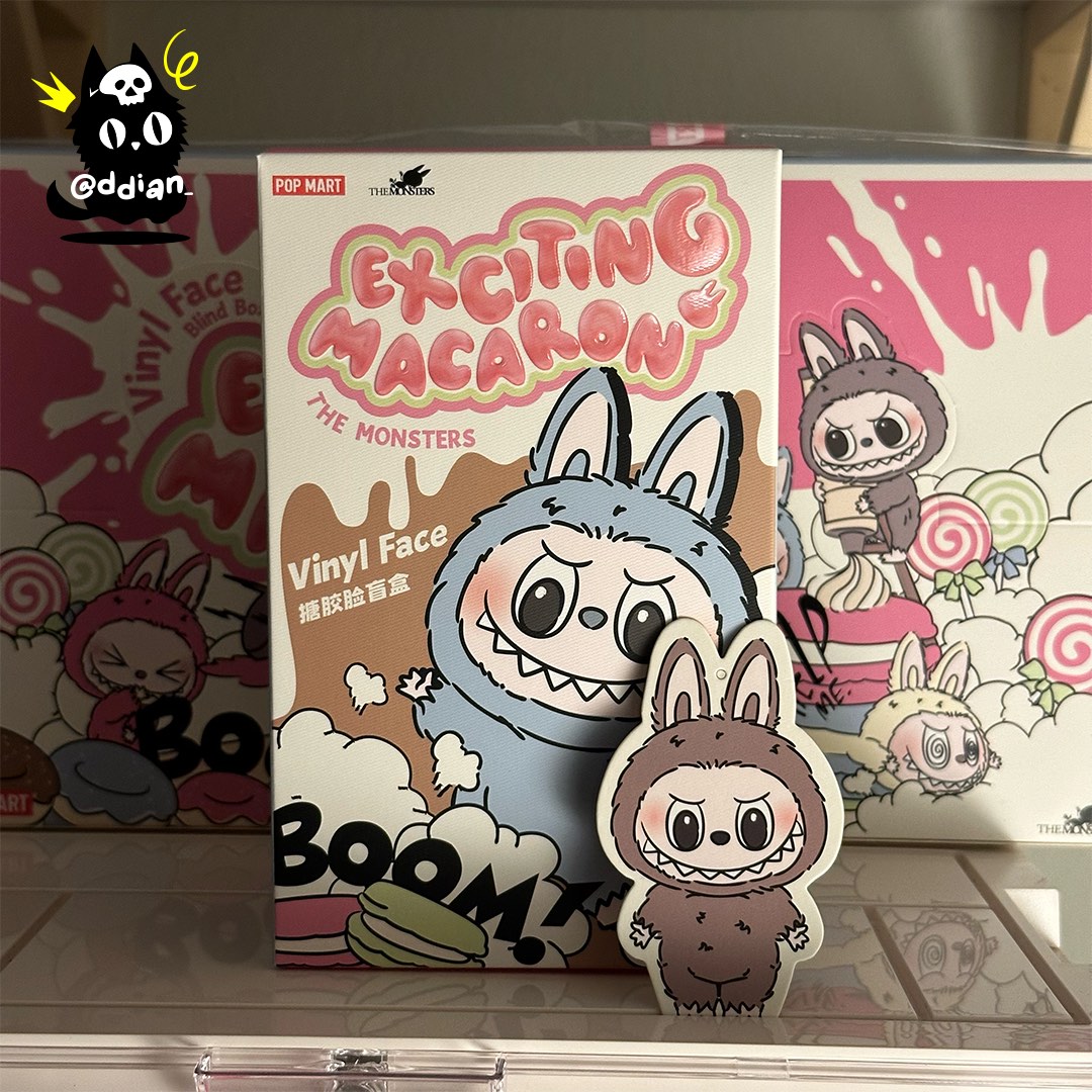 Labubu V1 Macarons Toffee, Hobbies & Toys, Toys & Games on Carousell