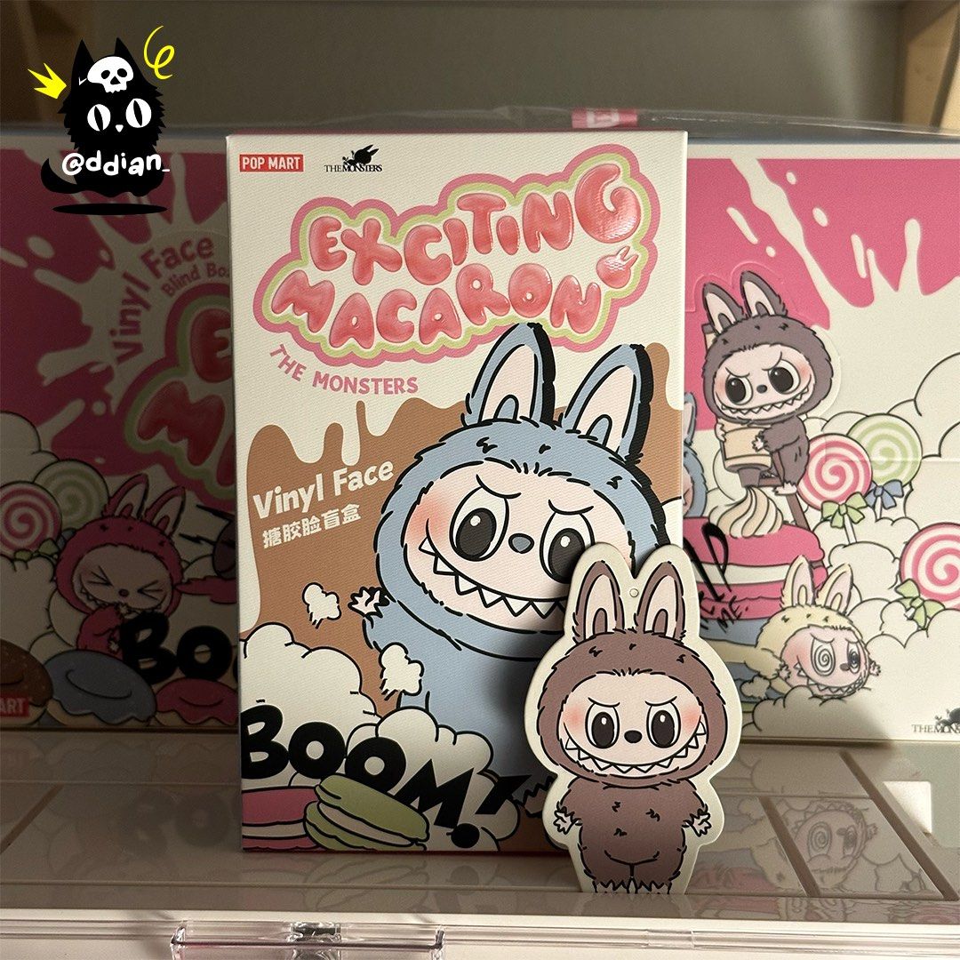 Labubu V1 Macarons Toffee, Hobbies & Toys, Toys & Games on Carousell