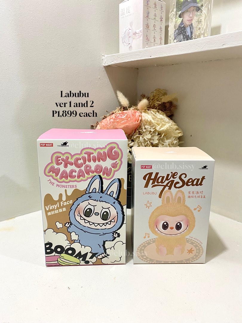 Labubu ver 1 & 2, Hobbies & Toys, Toys & Games on Carousell