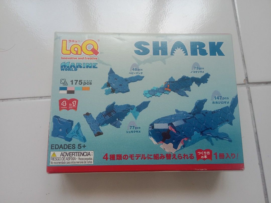 LaQ Building Blocks (Marine World - SHARK), Hobbies & Toys, Toys & Games on Carousell
