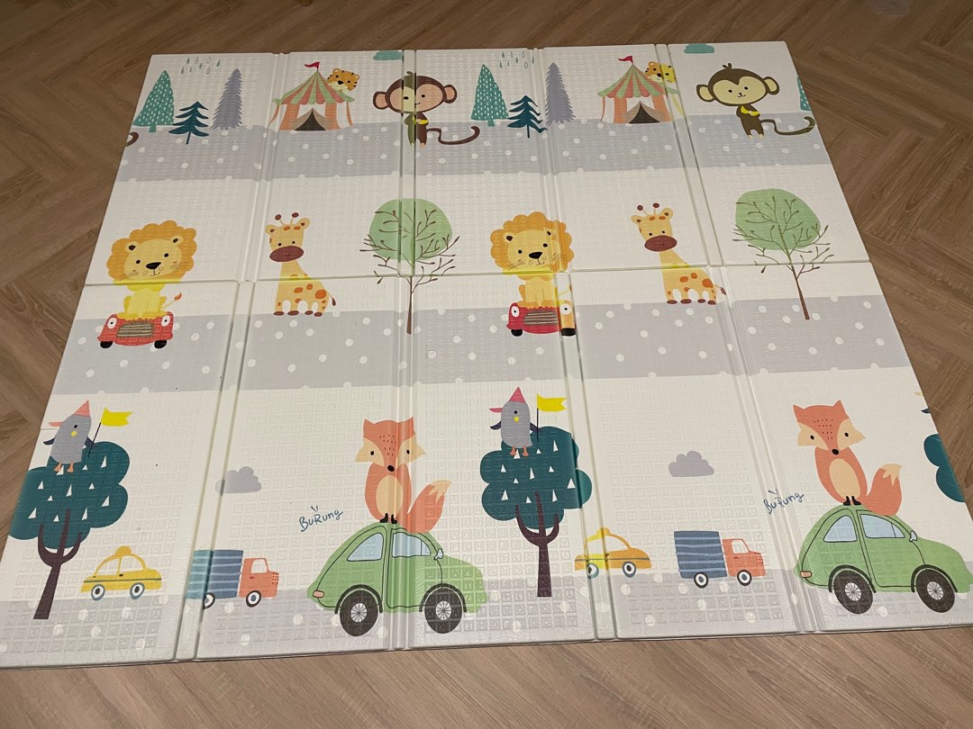 200cmx200cm Thick Large Play map crawling map, Babies & Kids, Infant ...