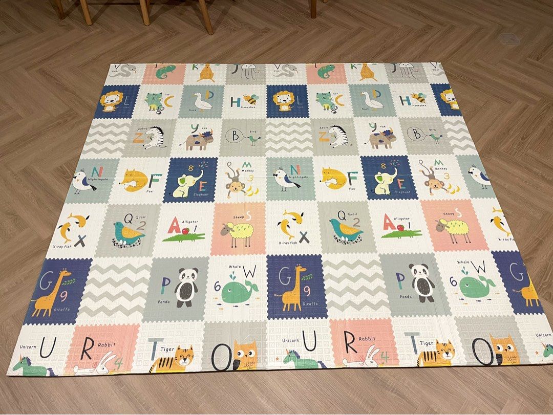 200cmx200cm Thick Large Play map crawling map, Babies & Kids, Infant ...