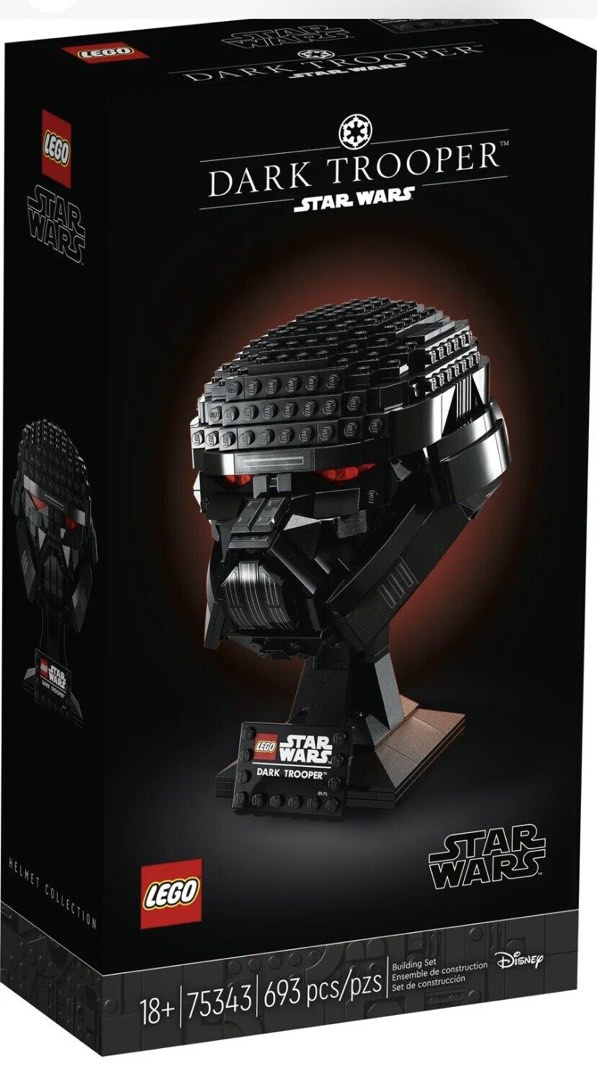 Lego Star Wars 75343 Dark Trooper helmet, Hobbies & Toys, Toys & Games ...