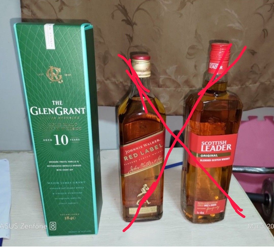 Liquor GlenGrant, Food & Drinks, Alcoholic Beverages on Carousell