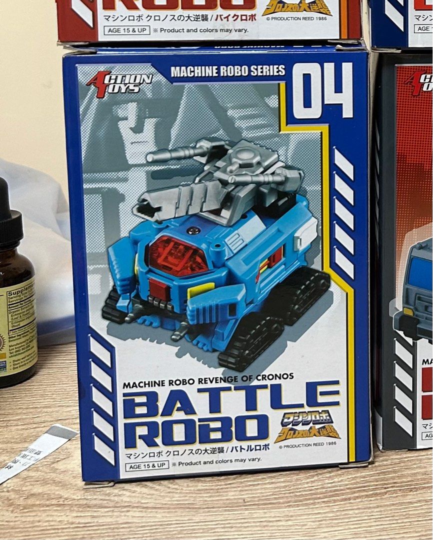 天威勇士 百變雄獅SERIE 04 Battle/ 11 Blue jet MACHINE ROBO ACTION TOYS, 興趣及遊戲 ...