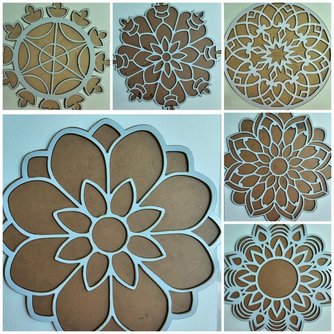 Mdf rangoli cutouts, Furniture & Home Living, Home Decor Accessories ...