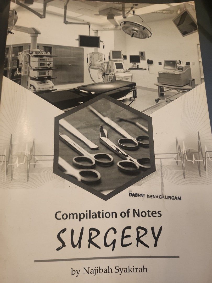 Medical Compilation of Notes Surgery, Hobbies & Toys, Books & Magazines ...