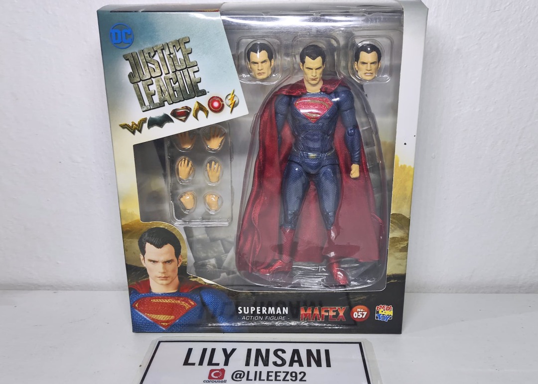 MEDICOM MAFEX NO.057- SUPERMAN HENRY CAVILL (JUSTICE LEAGUE), Hobbies ...