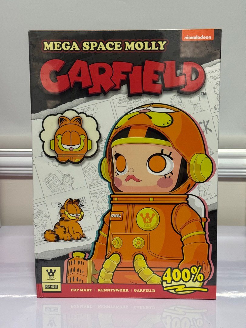 Mega Space Molly Garfield 400%, Hobbies & Toys, Toys & Games on Carousell