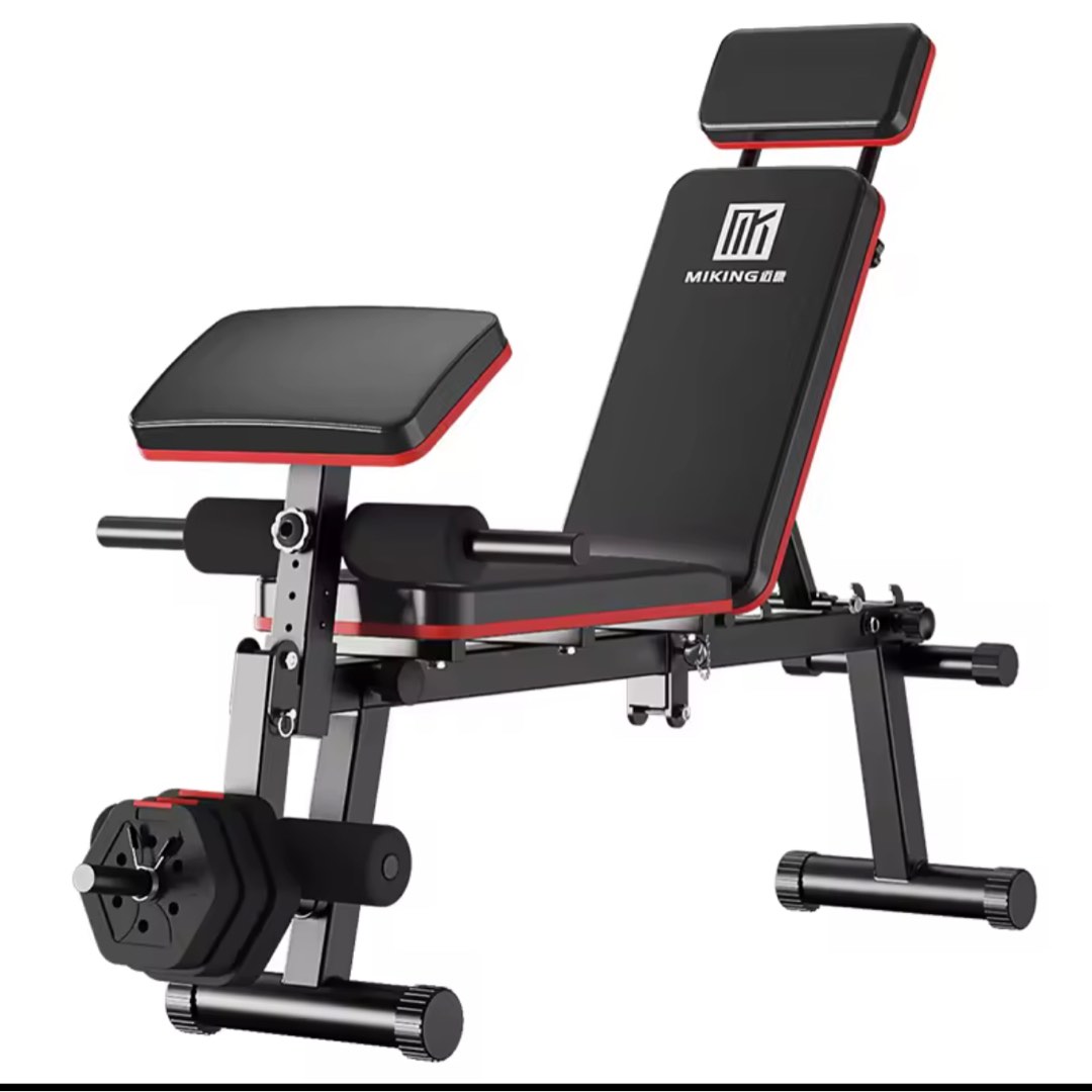 FREE DELIVERY MIKING Weight Bench Chair, Sports Equipment, Exercise ...