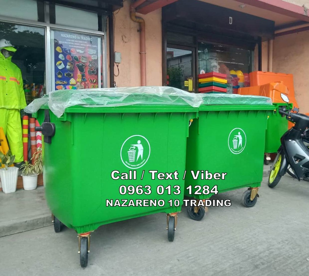 Mobile Waste Bin with wheels, Furniture & Home Living, Cleaning ...