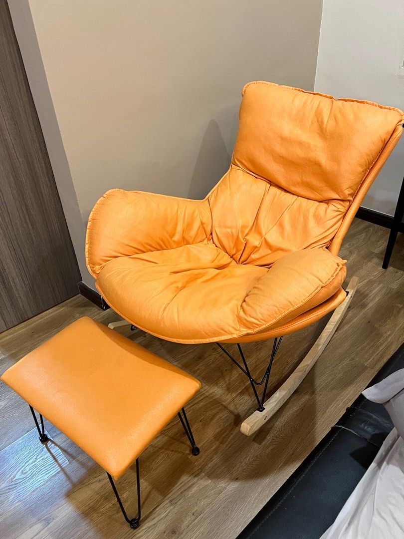 Nordic Sofa Single Lazy Rocking Chair Kerusi Malas Bedroom Livingroom ...