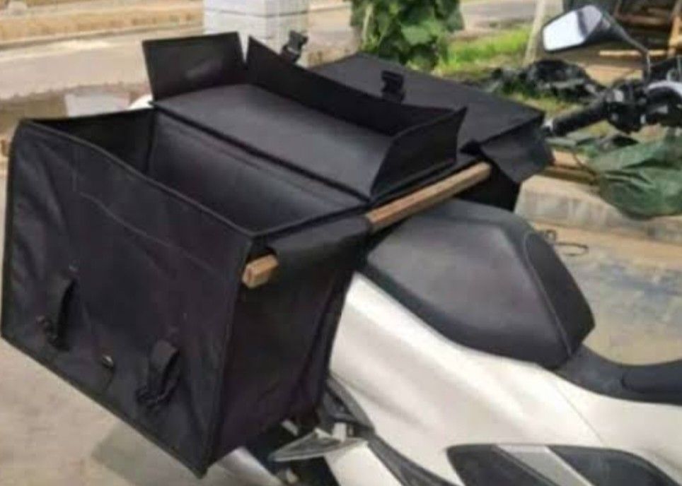 Obrok Tas kurir pos tas paket lengkap dengan tongkat kayu tas obrok ...
