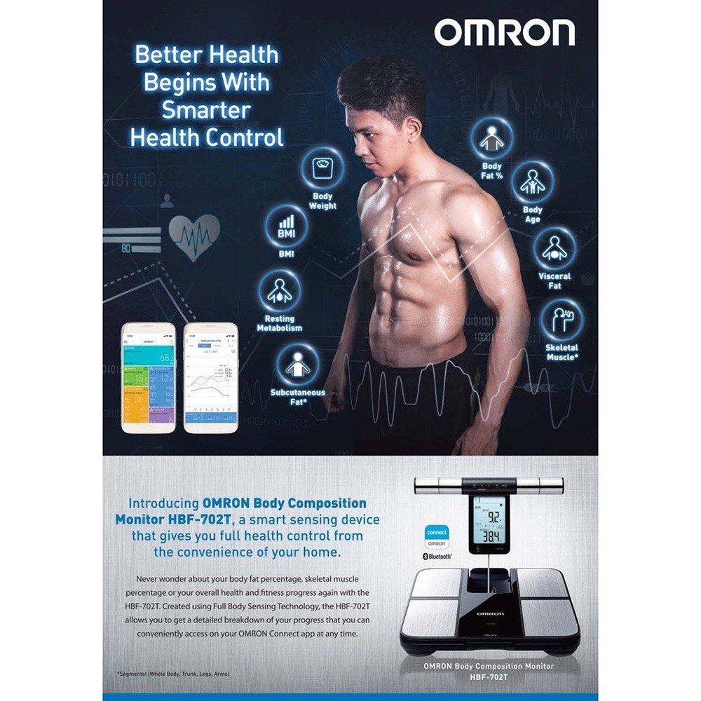 OMRON (Digital Comprehensive Weighing Scale) Body Composition Monitor ...