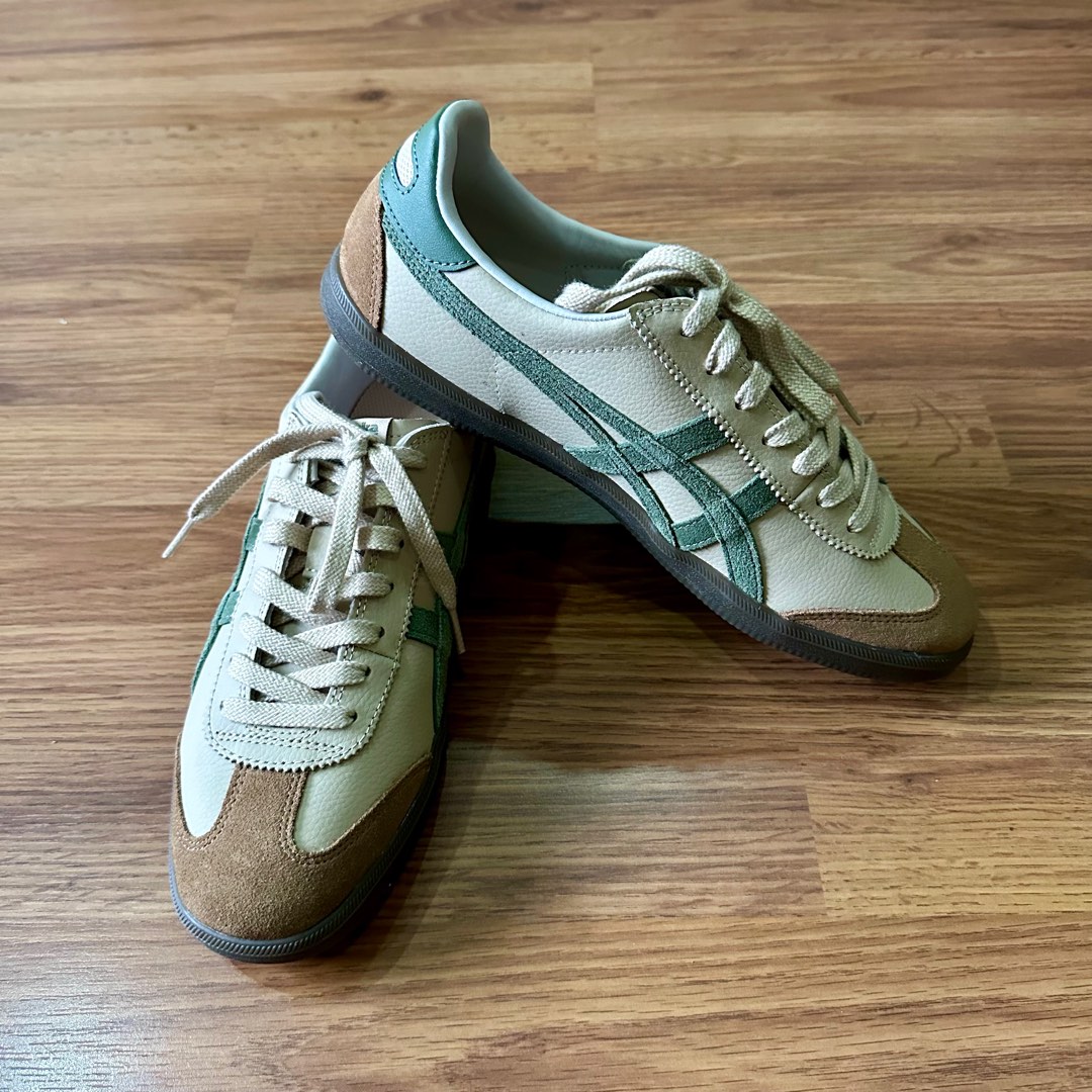 Onitsuka Tiger Tokuten Beige Green, Men's Fashion, Footwear, Sneakers ...