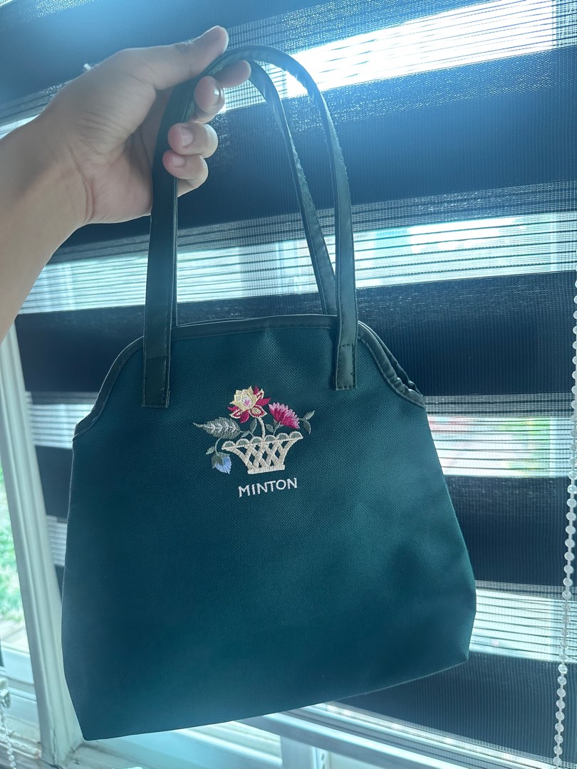 Original Minton Army green Small tote bag., Women's Fashion, Bags ...