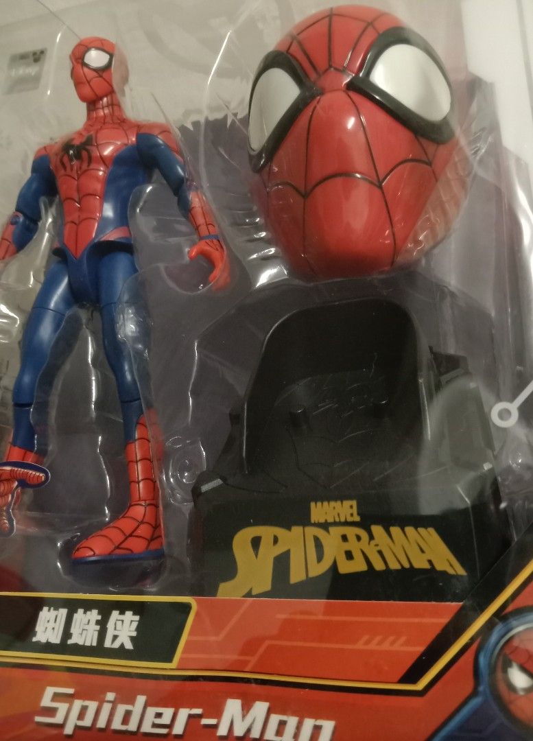 ORIGINAL SPIDERMAN MARVEL DISNEY 6 INCH TOY FIGURE DELUXE VERSION ...