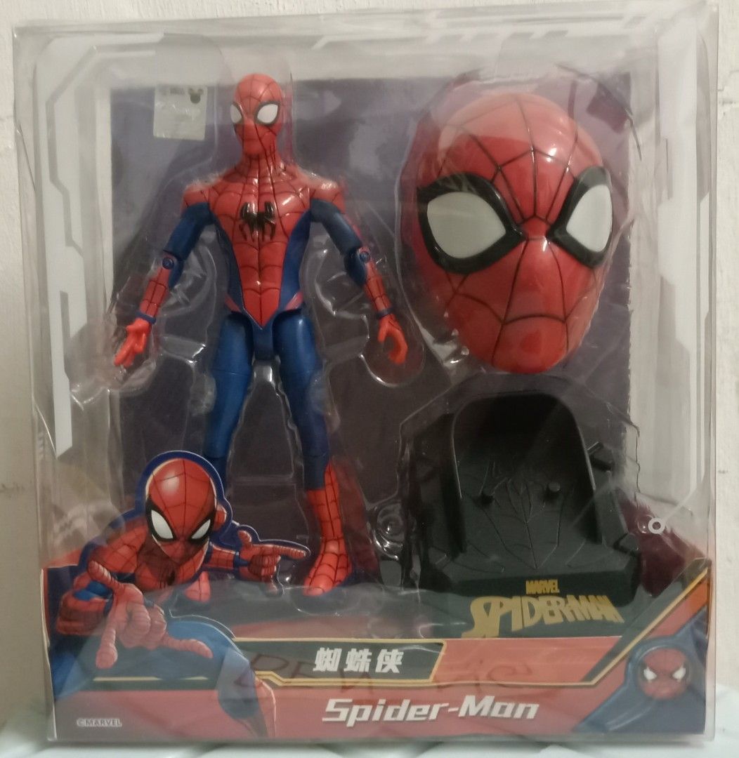 ORIGINAL SPIDERMAN MARVEL DISNEY 6 INCH TOY FIGURE DELUXE VERSION ...