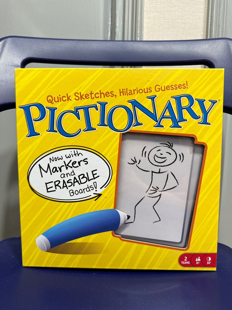 Pictionary Board Game For Kids Children Fun Party Quick Draw Drawing ...