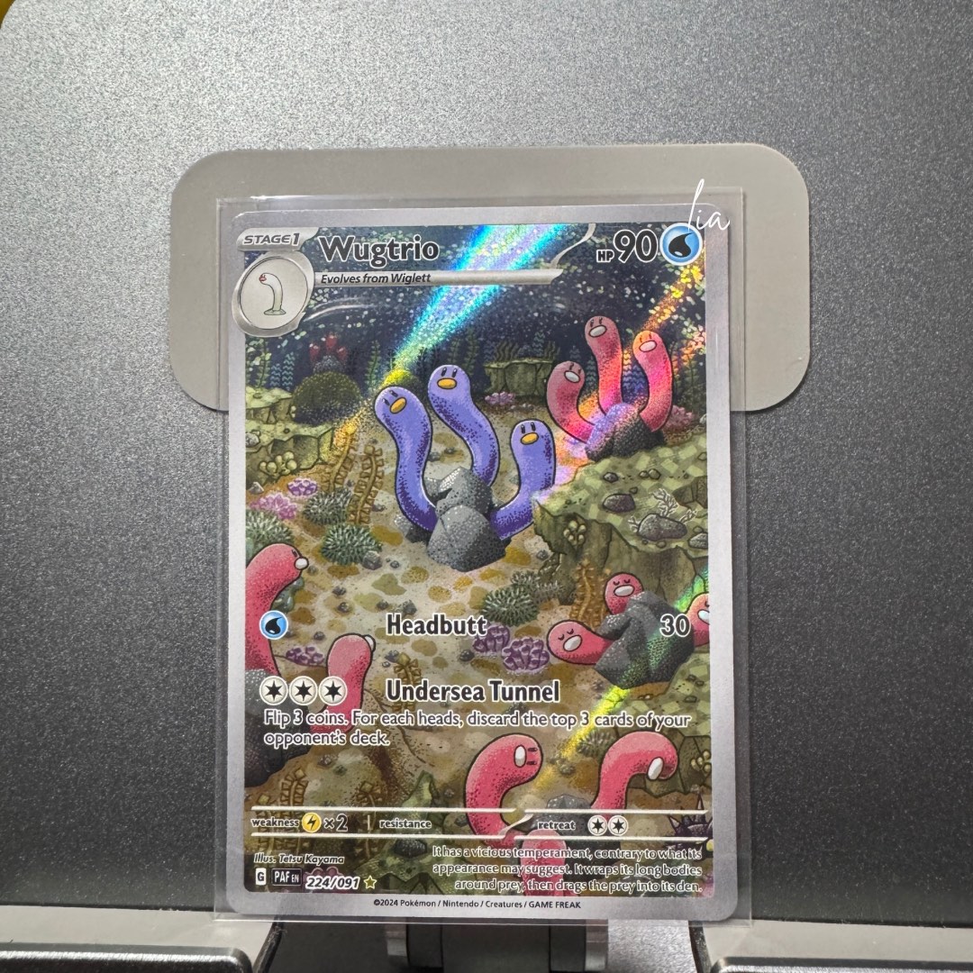 Pokemon TCG - Paldean Fates: Wugtrio 224/091, Hobbies & Toys, Toys ...