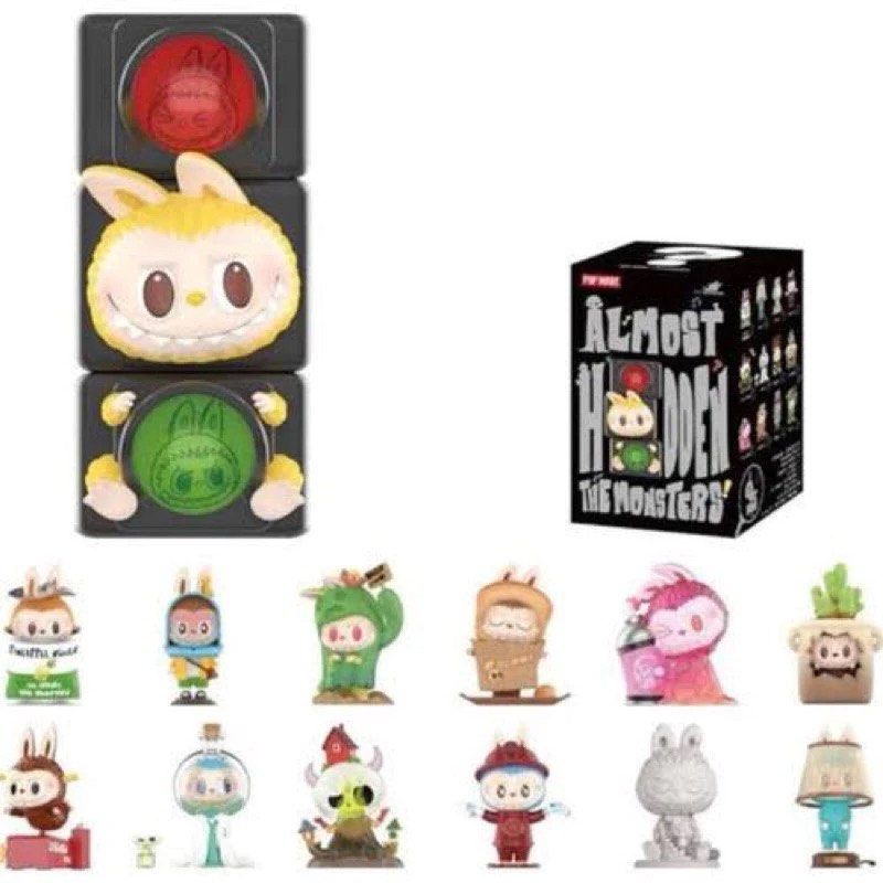 POP MART The Monster Labubu Almost Hidden Blind Box Selected Traffic ...