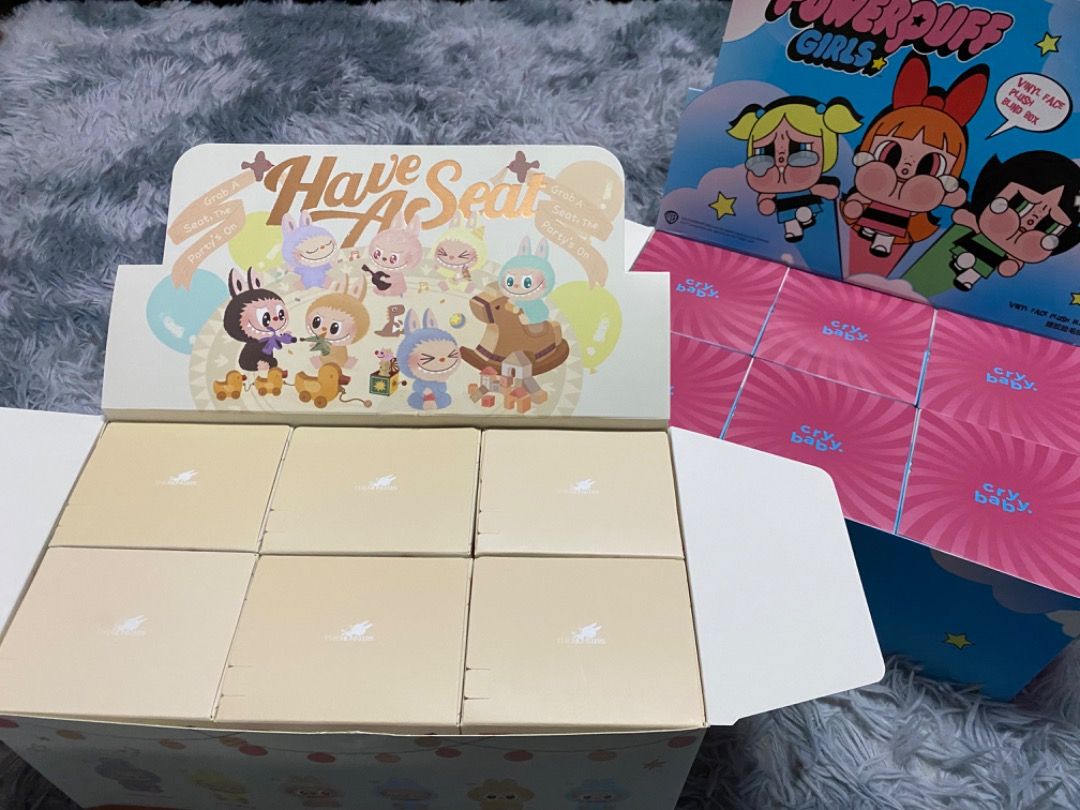 Popmart Labubu Have A Seat & Crybaby Powerpuff Girls, Hobbies & Toys ...