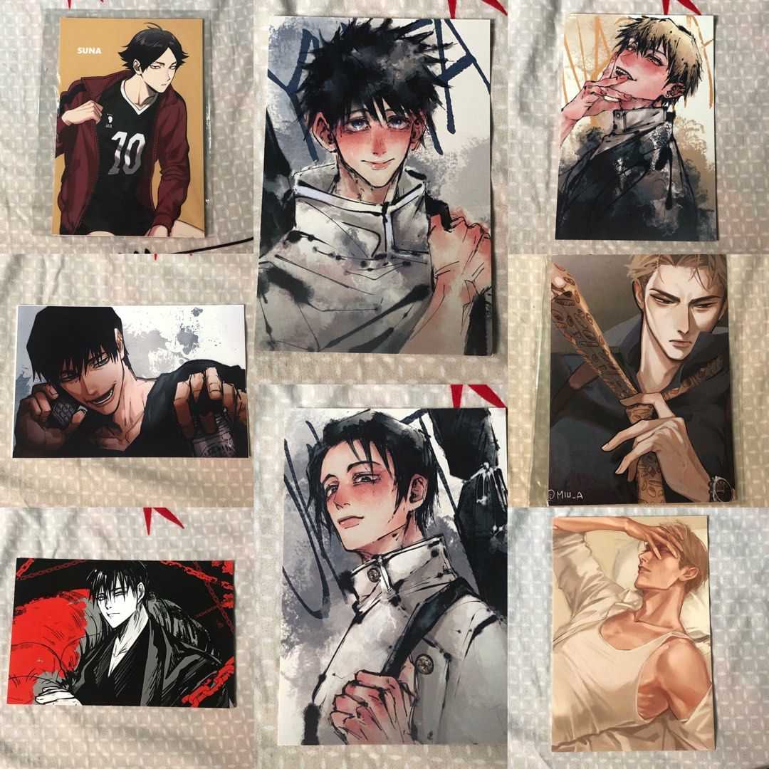 Postcard jujutsu kaisen jjk haikyuu hq suna onegingek, Toys ...